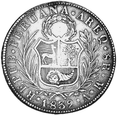 Peru 8 Reales KM 142.7 Prices & Values | NGC