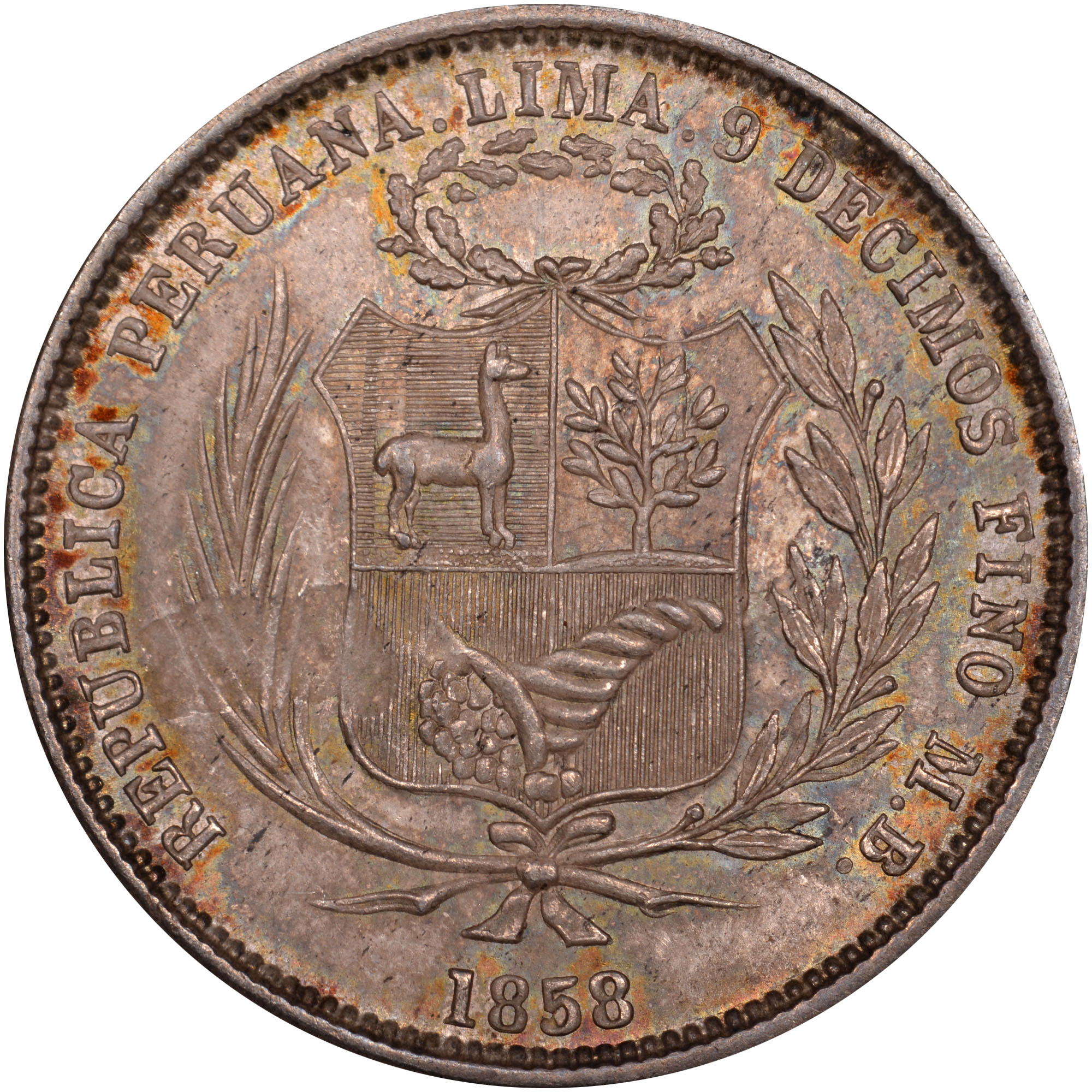 Peru 50 Centimos KM 178 Prices & Values | NGC