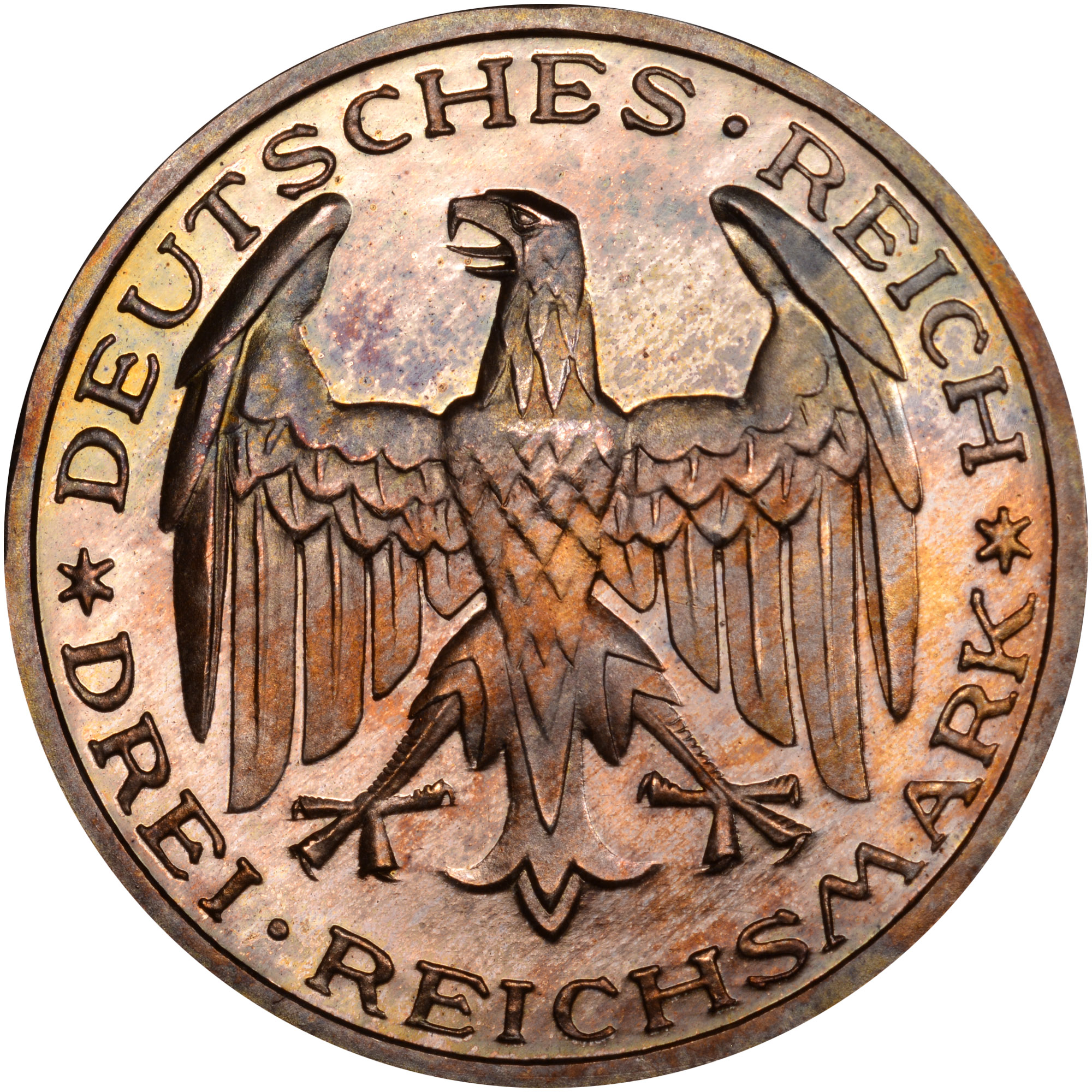 Germany - Weimar Republic 3 Reichsmark KM 53 Prices & Values | NGC