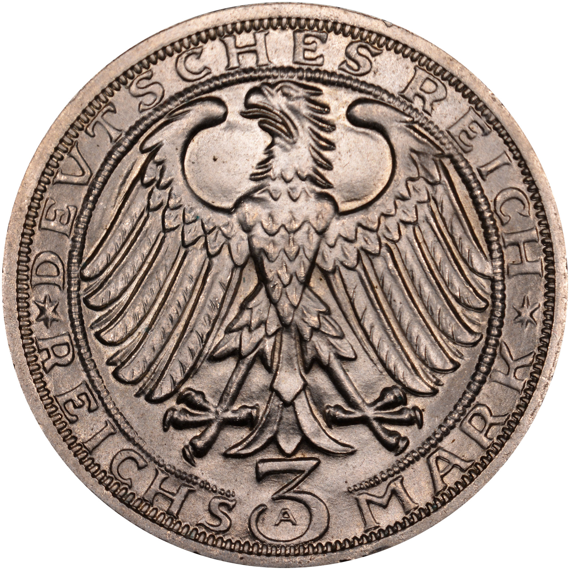 Germany - Weimar Republic 3 Reichsmark KM 57 Prices & Values | NGC