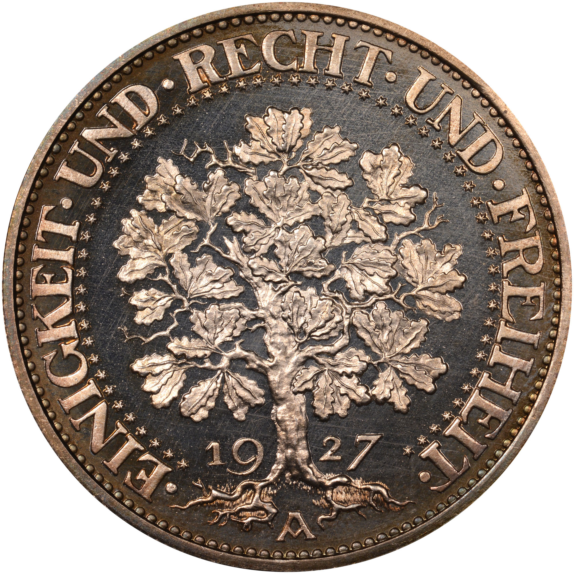 1927-Common date Germany, Weimar Republic 5 Reichsmark KM 56 Prices