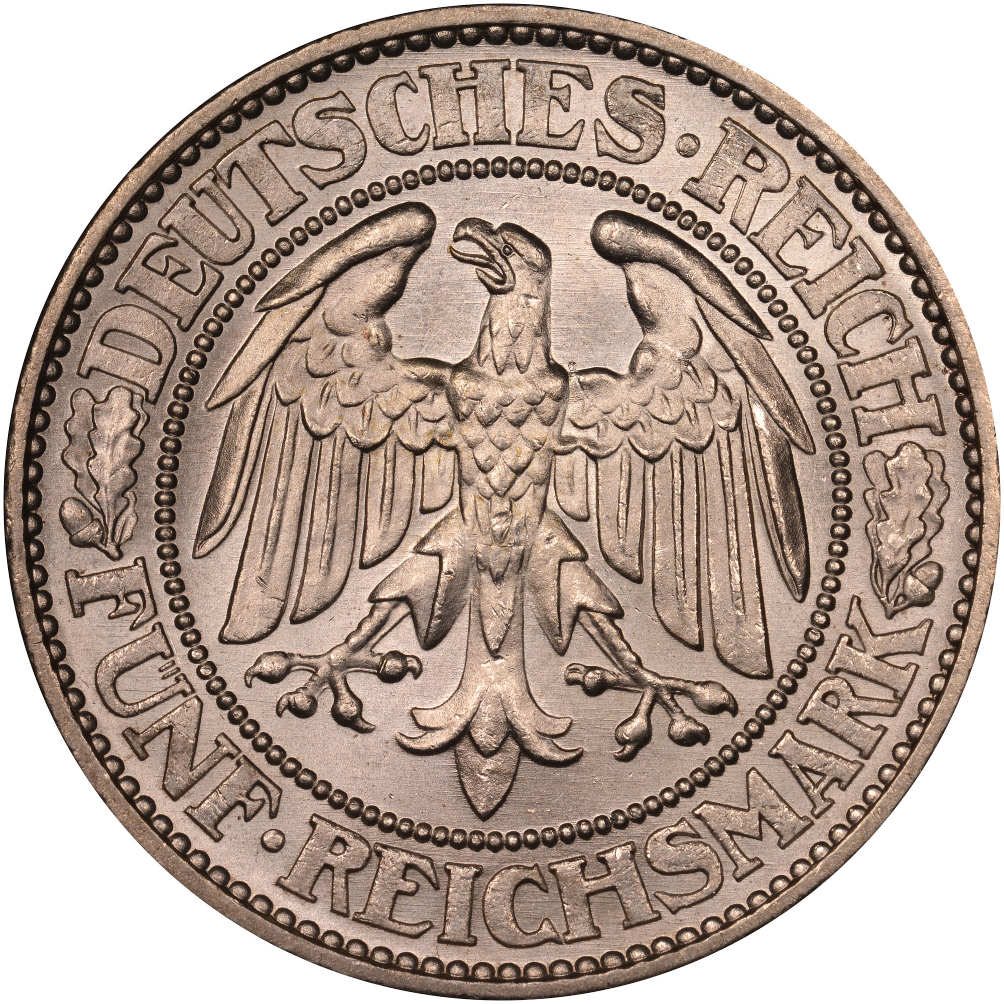 Germany - Weimar Republic 5 Reichsmark KM 56 Prices & Values | NGC