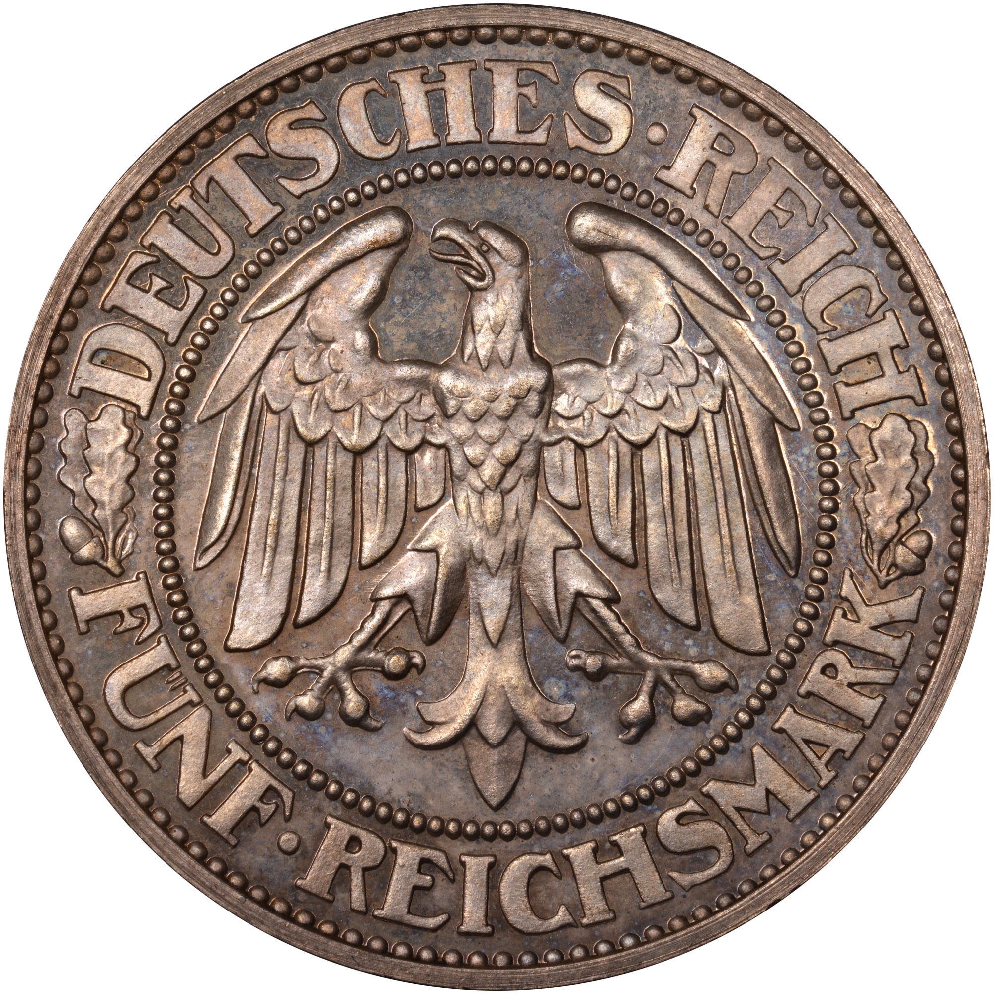 Germany - Weimar Republic 5 Reichsmark KM 56 Prices & Values | NGC