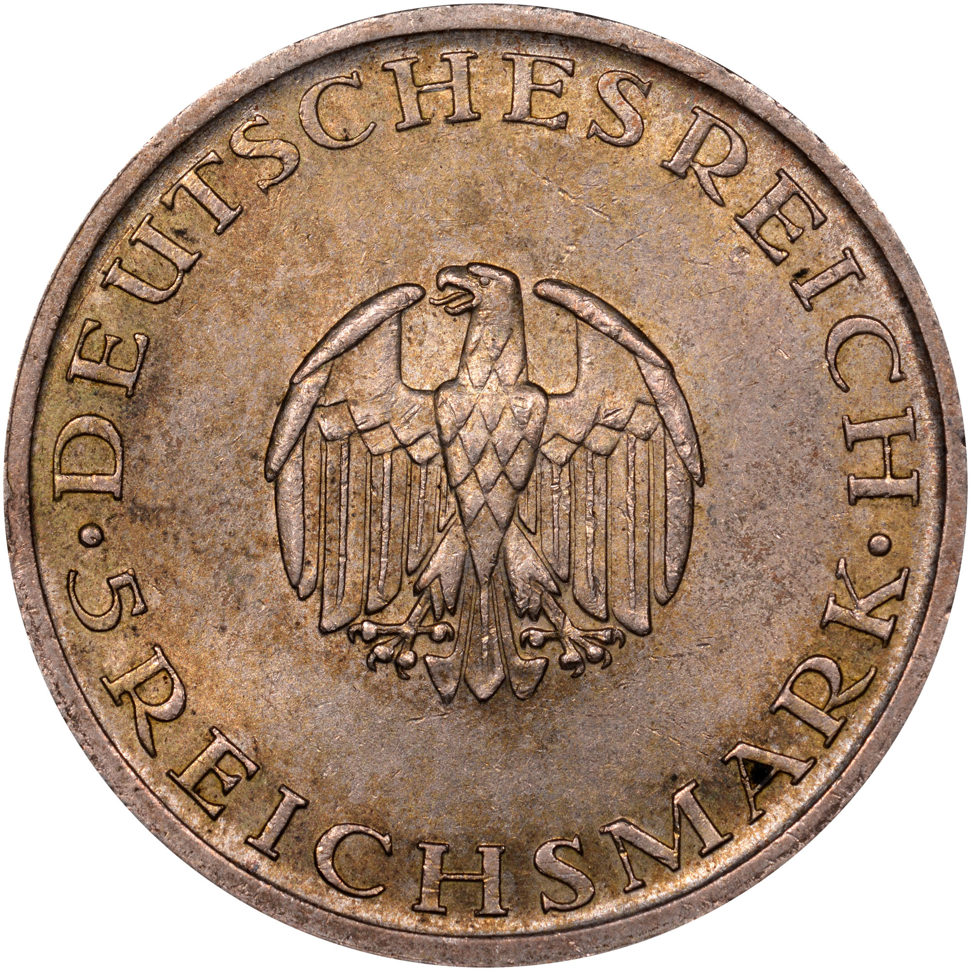 Germany - Weimar Republic 5 Reichsmark KM 61 Prices & Values | NGC