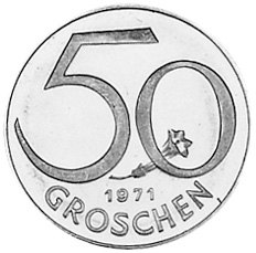 Austria 50 Groschen KM 2885 Prices & Values | NGC