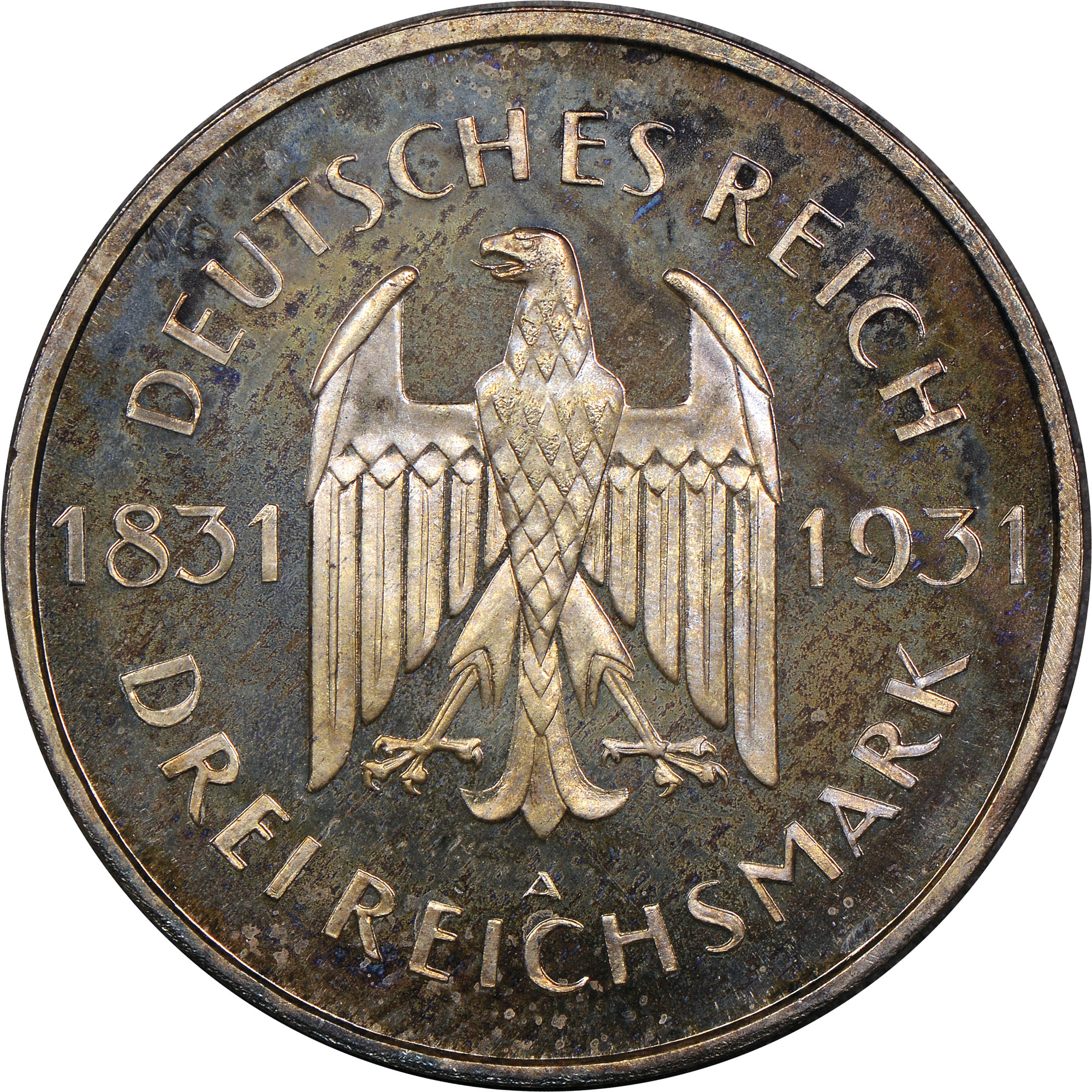 Germany - Weimar Republic 3 Mark KM Pn348 Prices & Values | NGC