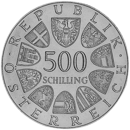 Austria 500 Schilling KM 2973 Prices & Values | NGC