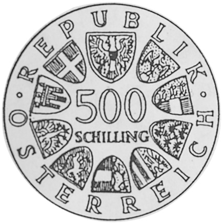Austria 500 Schilling KM 2986 Prices & Values | NGC