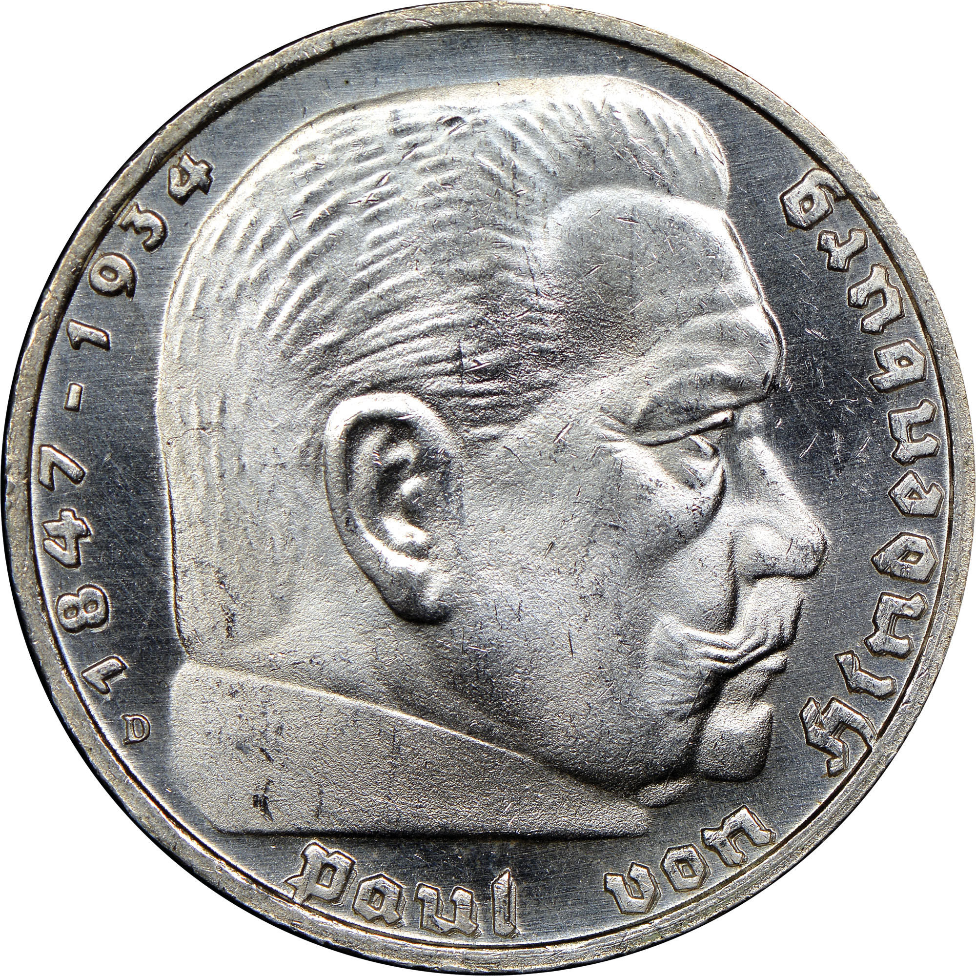 Germany - Third Reich 5 Reichsmark KM 94 Prices & Values | NGC