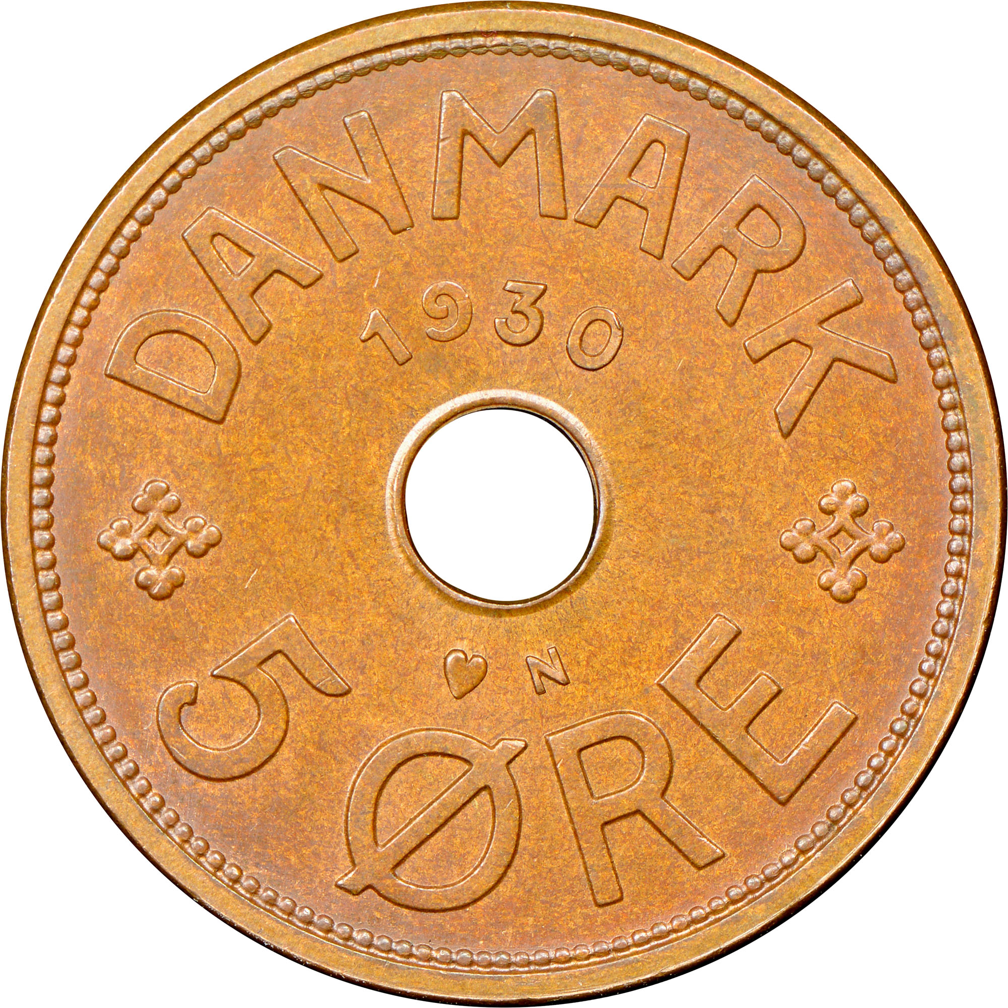Denmark 5 Øre KM 828.2 Prices & Values | NGC