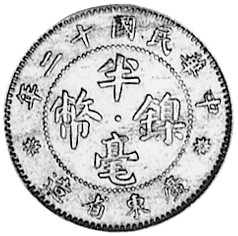 China - Provincial KWANGTUNG PROVINCE 5 Cents Y 420a Prices & Values