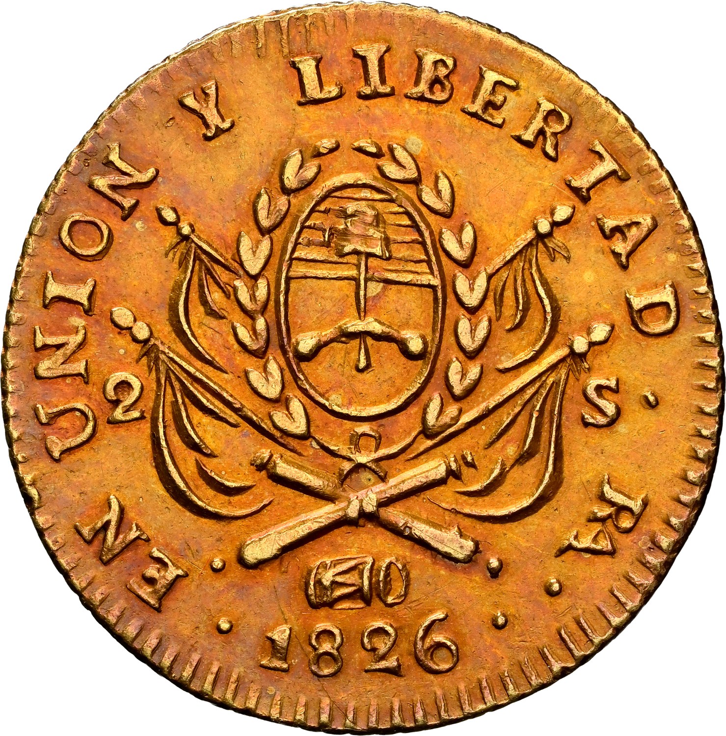 Argentina 2 Escudos KM 19.2 Prices & Values | NGC