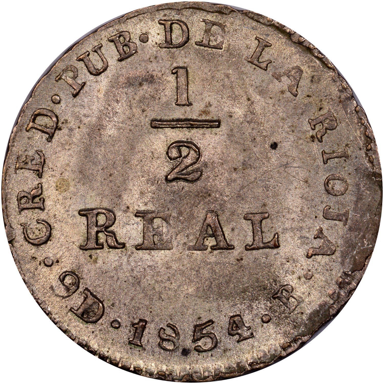 Argentina LA RIOJA 1/2 Real KM 24 Prices & Values | NGC