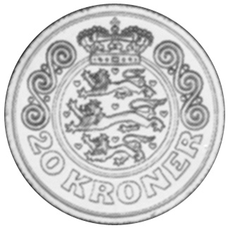 Denmark 20 Kroner KM 871 Prices & Values | NGC