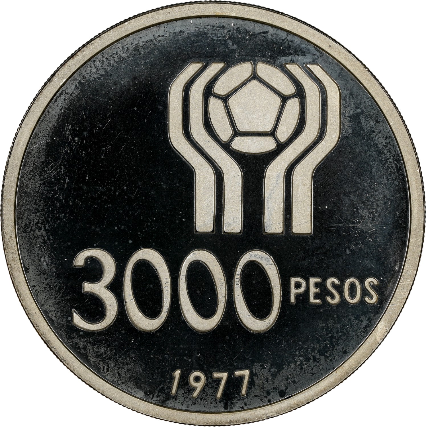 Argentina 3000 Pesos KM 80 Prices & Values | NGC