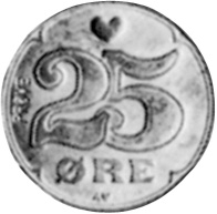 Denmark 25 Øre KM Pr27 Prices & Values | NGC
