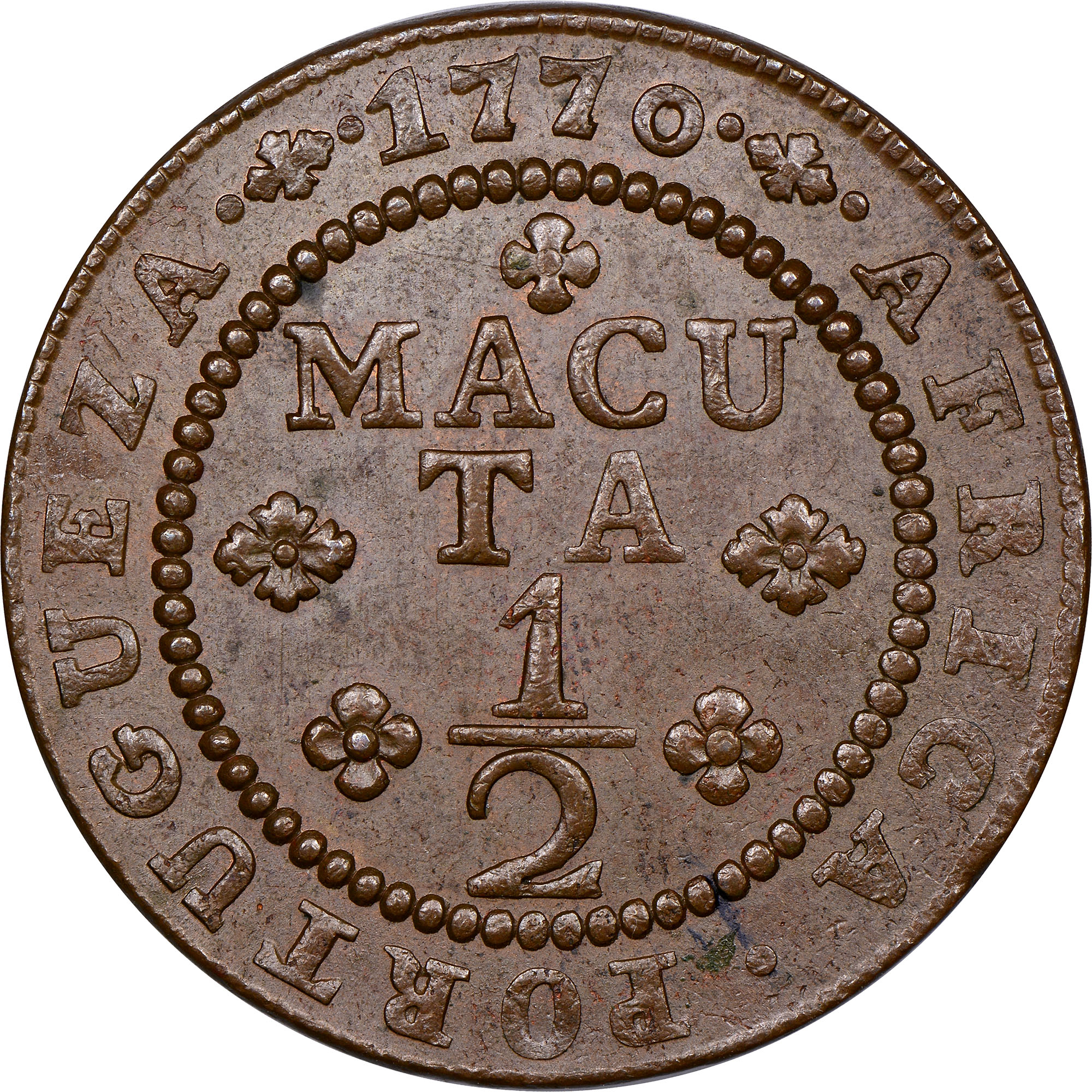 Angola 1/2 Macuta KM 11 Prices & Values | NGC