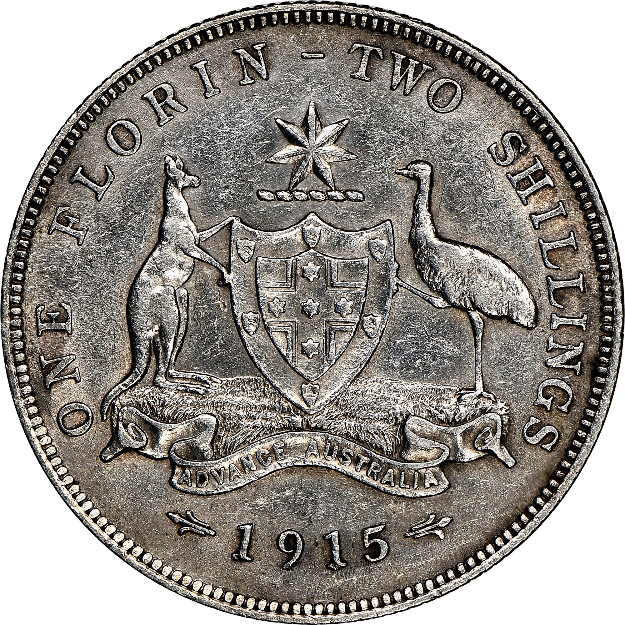 Australia Florin KM 27 Prices & Values | NGC