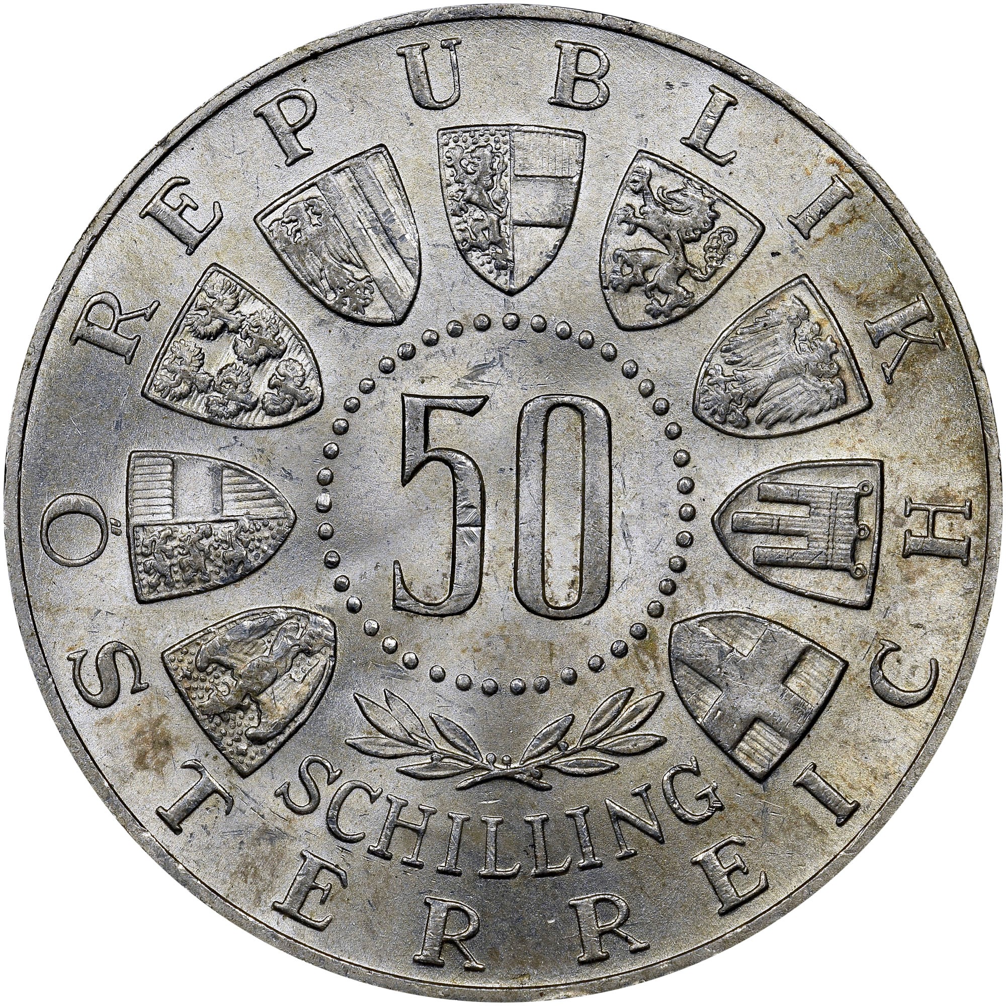 Austria 50 Schilling KM 2896 Prices & Values | NGC