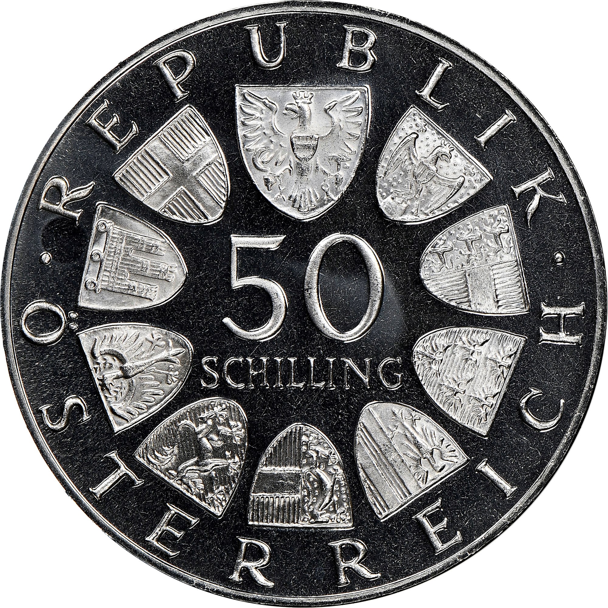 Austria 50 Schilling KM 2900 Prices & Values | NGC