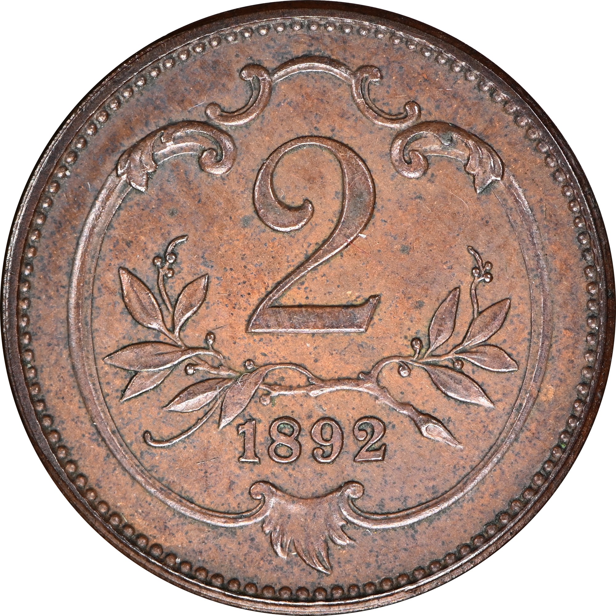 Austria 2 Heller KM 2801 Prices & Values | NGC
