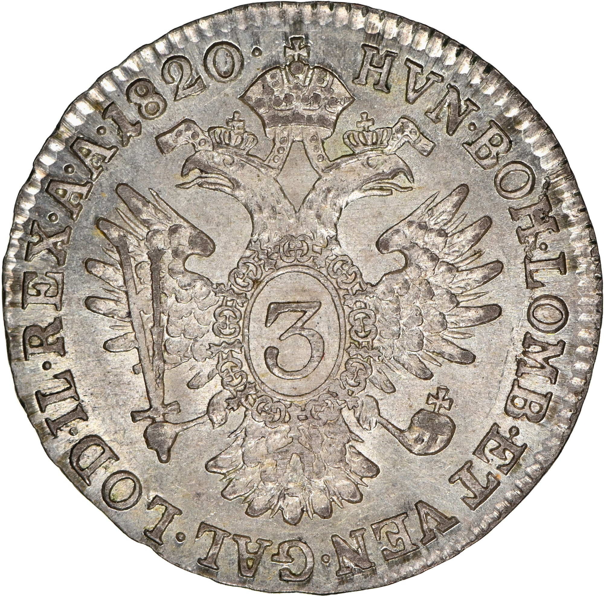 Austria 3 Kreuzer KM 2118 Prices & Values | NGC