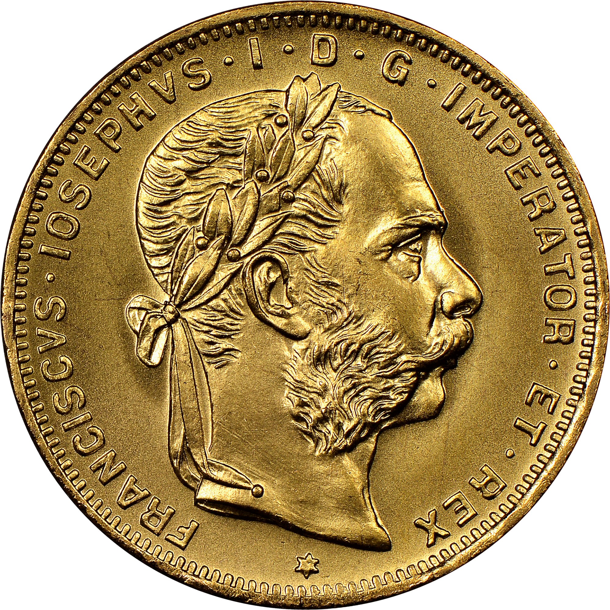 Austria 8 Florins-20 Francs KM 2269 Prices & Values | NGC