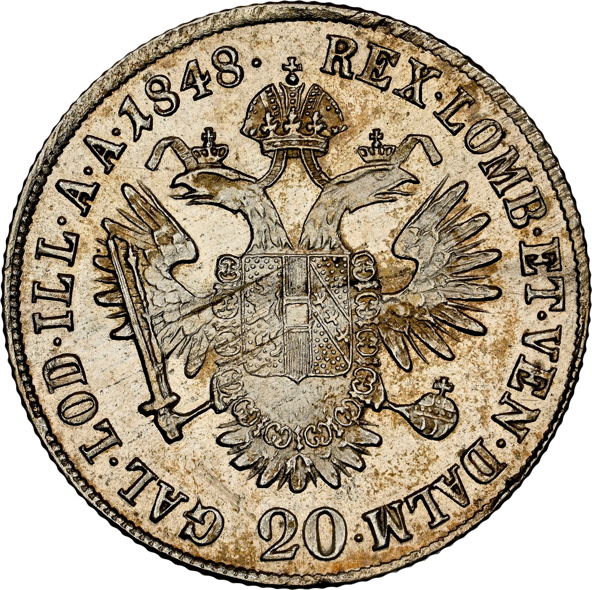 Austria 20 Kreuzer KM 2208 Prices & Values | NGC