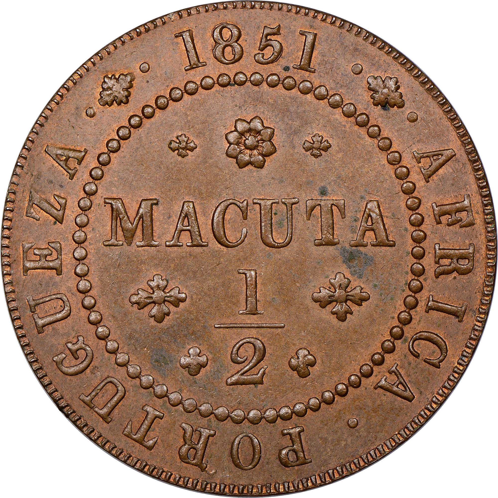 Angola 1/2 Macuta KM 56 Prices & Values | NGC
