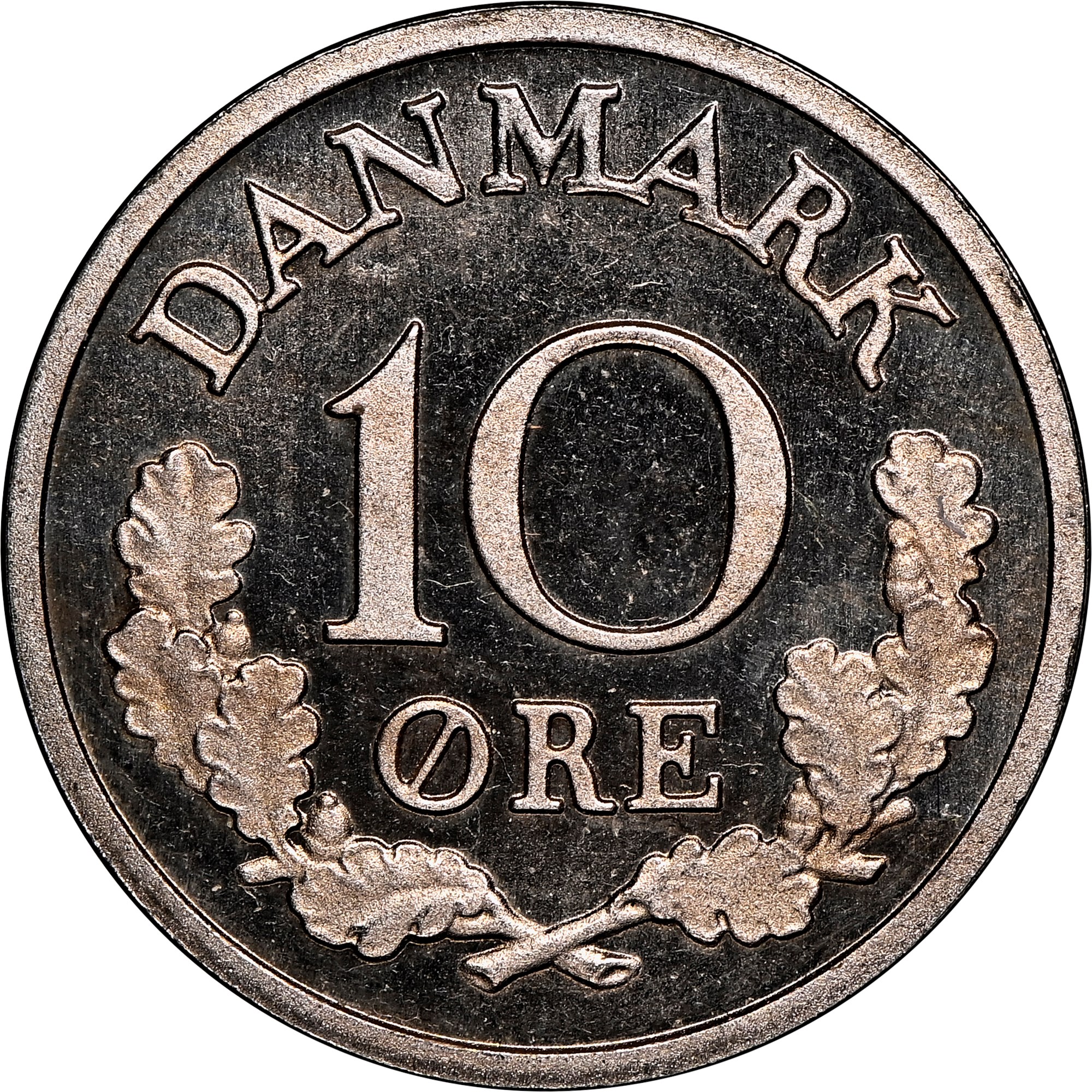 Denmark 10 Øre KM 849.1 Prices & Values | NGC