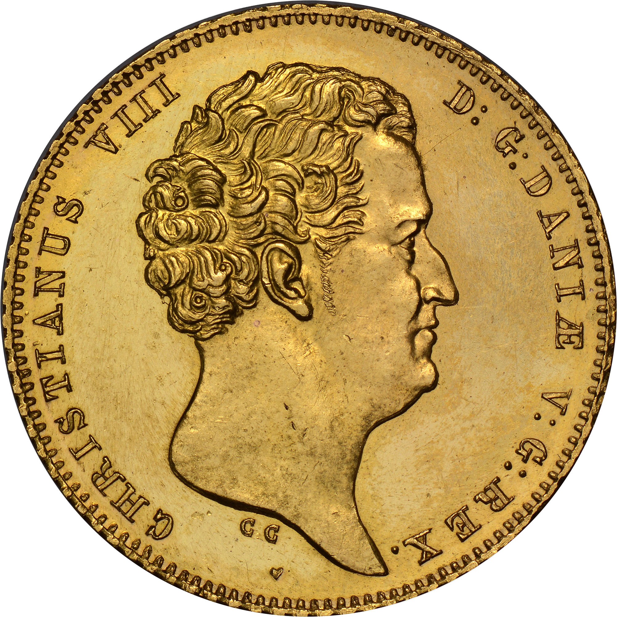 Denmark 2 Chr(istians) D'or KM 722.1 Prices & Values | NGC