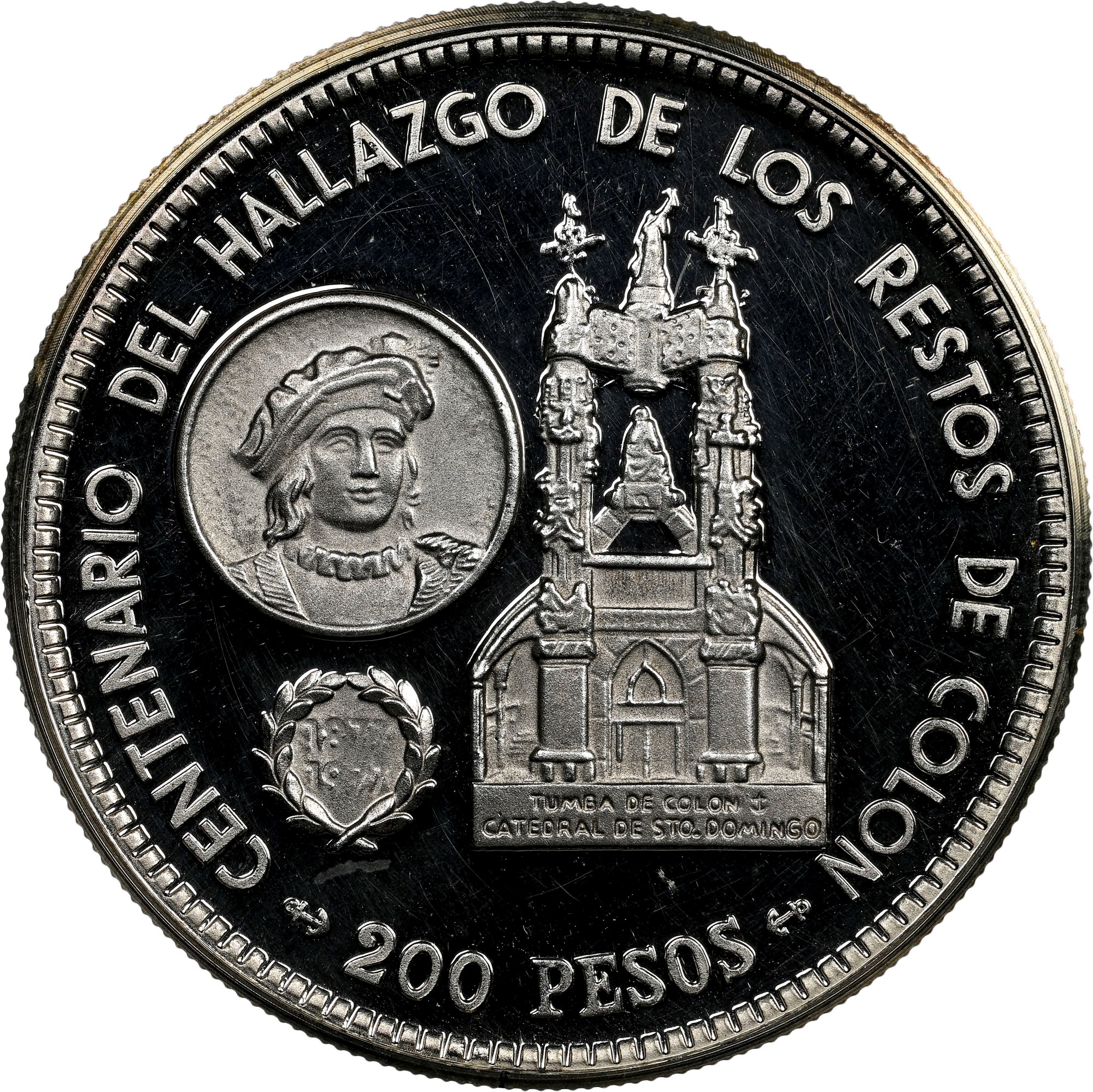 Dominican Republic 200 Pesos X P4 Prices & Values | NGC