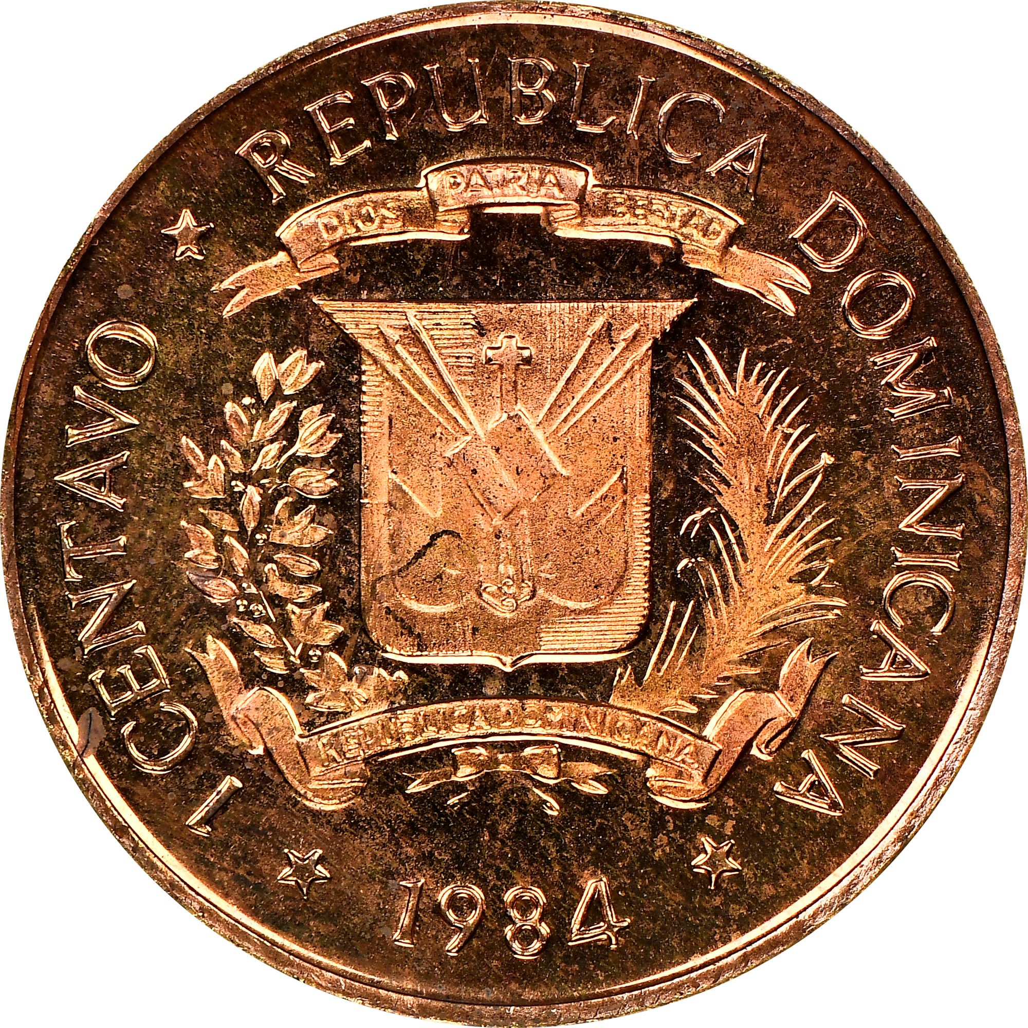 Dominican Republic Centavo KM 64a Prices & Values | NGC