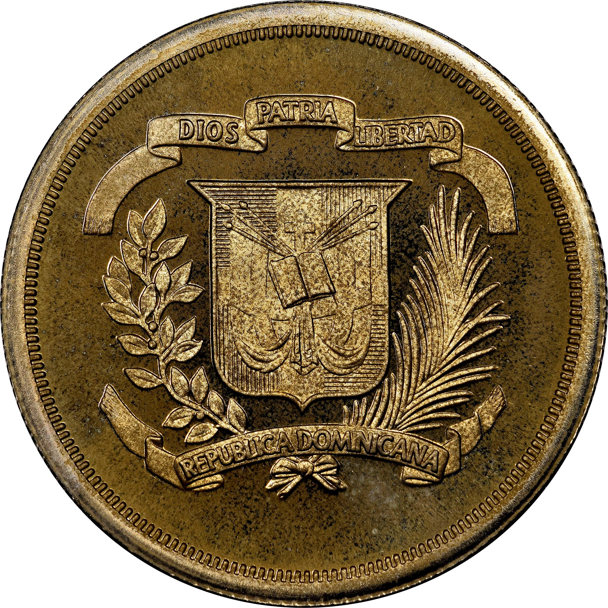 Dominican Republic 1/2 Peso KM 52 Prices & Values | NGC