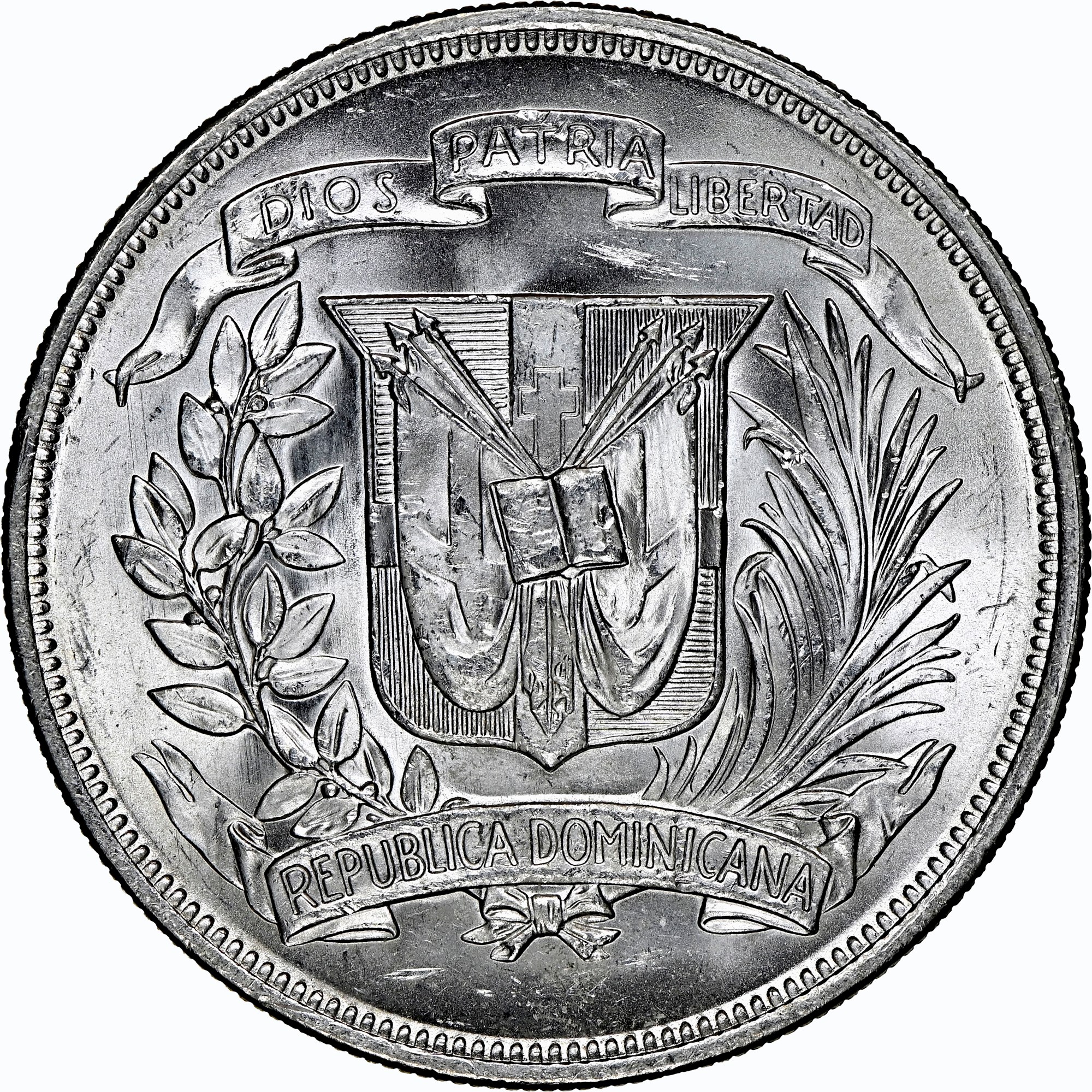 Dominican Republic Peso KM 22 Prices Values NGC dominican-republic-peso-km-22-prices-values-ngc