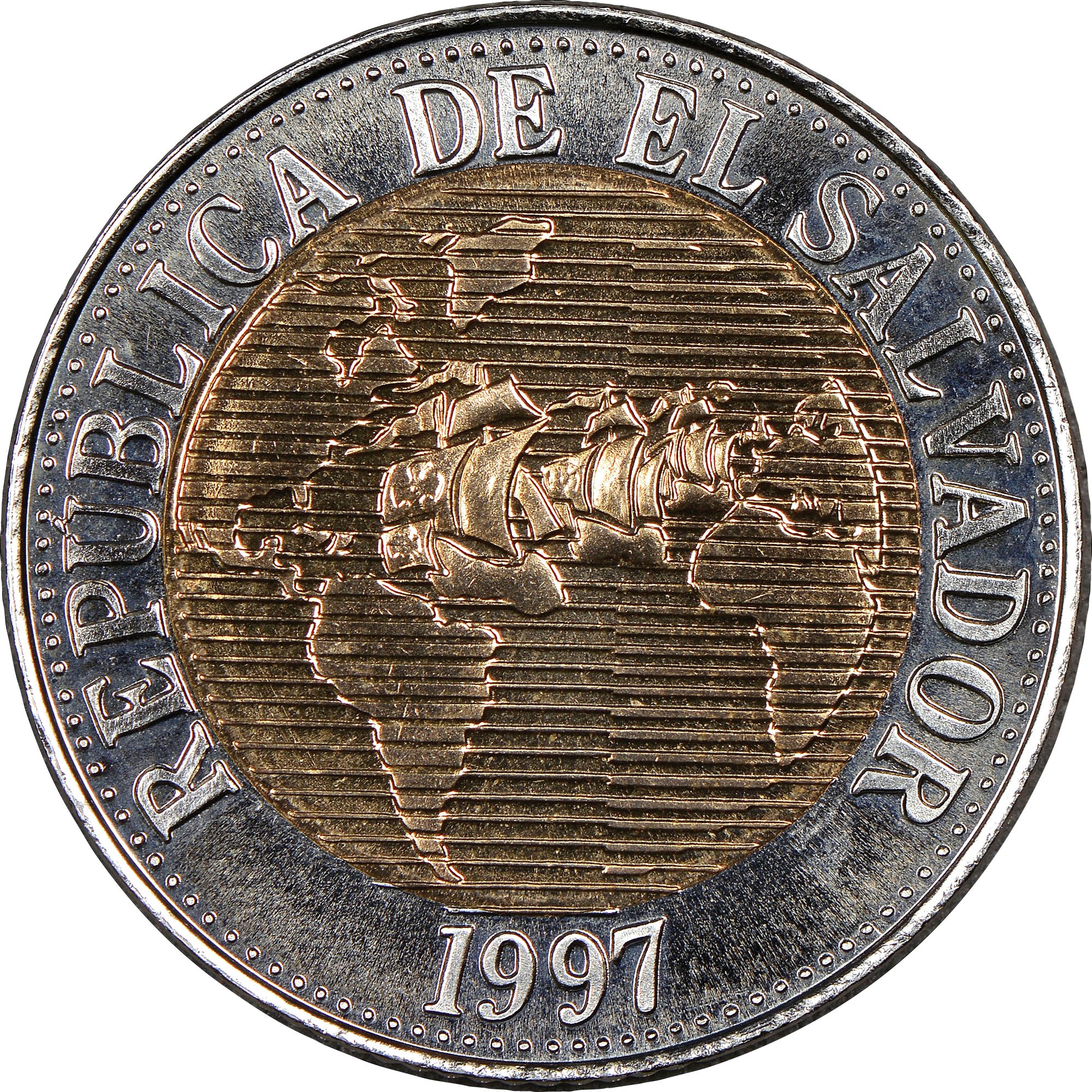 El Salvador 5 Colones KM 162 Prices & Values | NGC