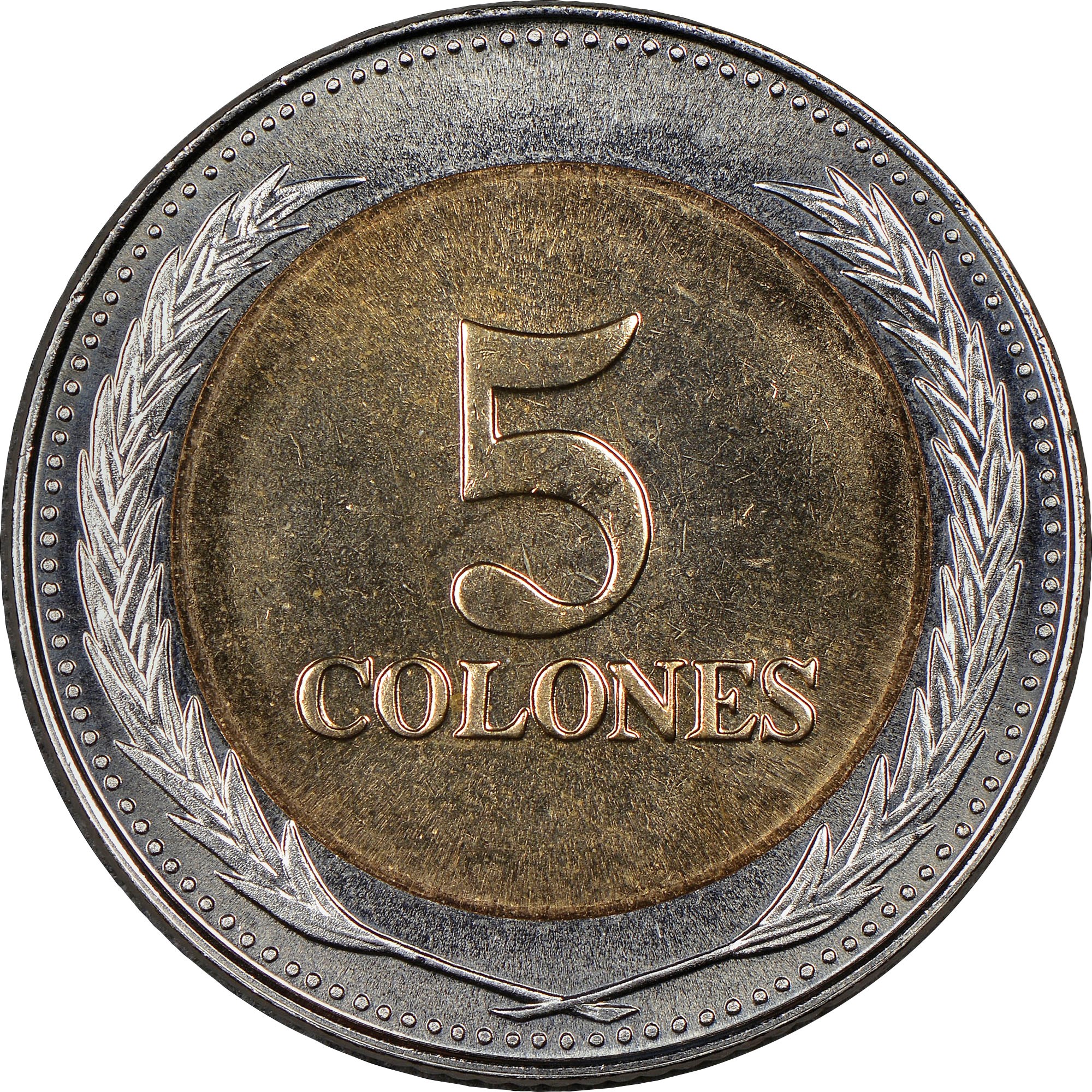 El Salvador 5 Colones KM 162 Prices & Values | NGC