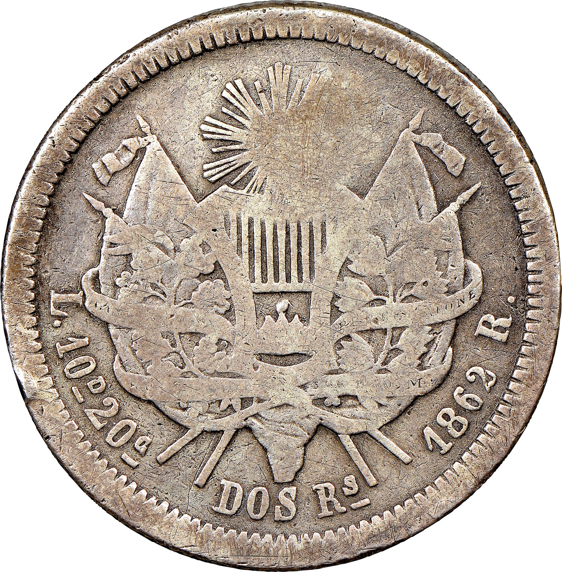 El Salvador 2 Reales KM 93 Prices & Values | NGC