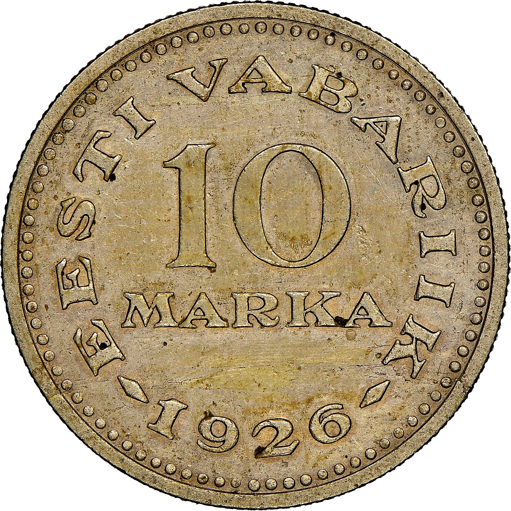 Estonia 10 Marka KM 8 Prices & Values | NGC