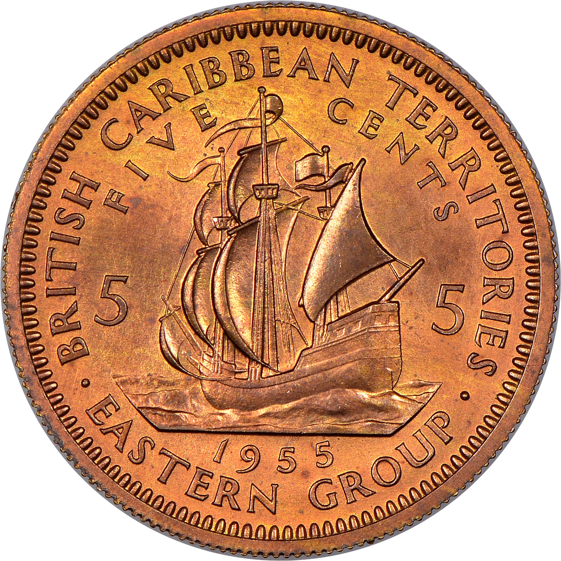 East Caribbean States 5 Cents KM 4 Prices & Values | NGC