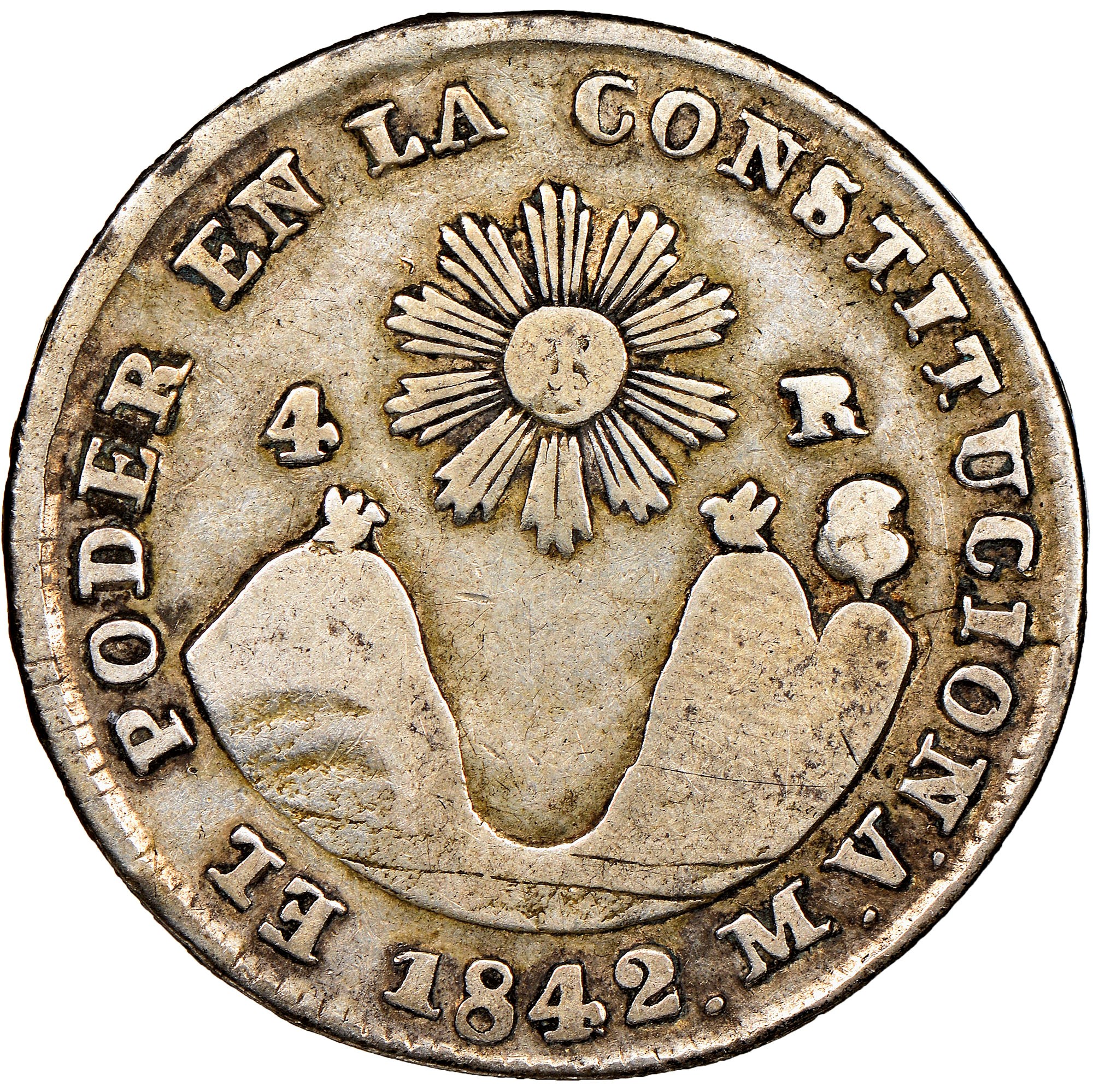 Ecuador 4 Reales KM 24 Prices & Values | NGC
