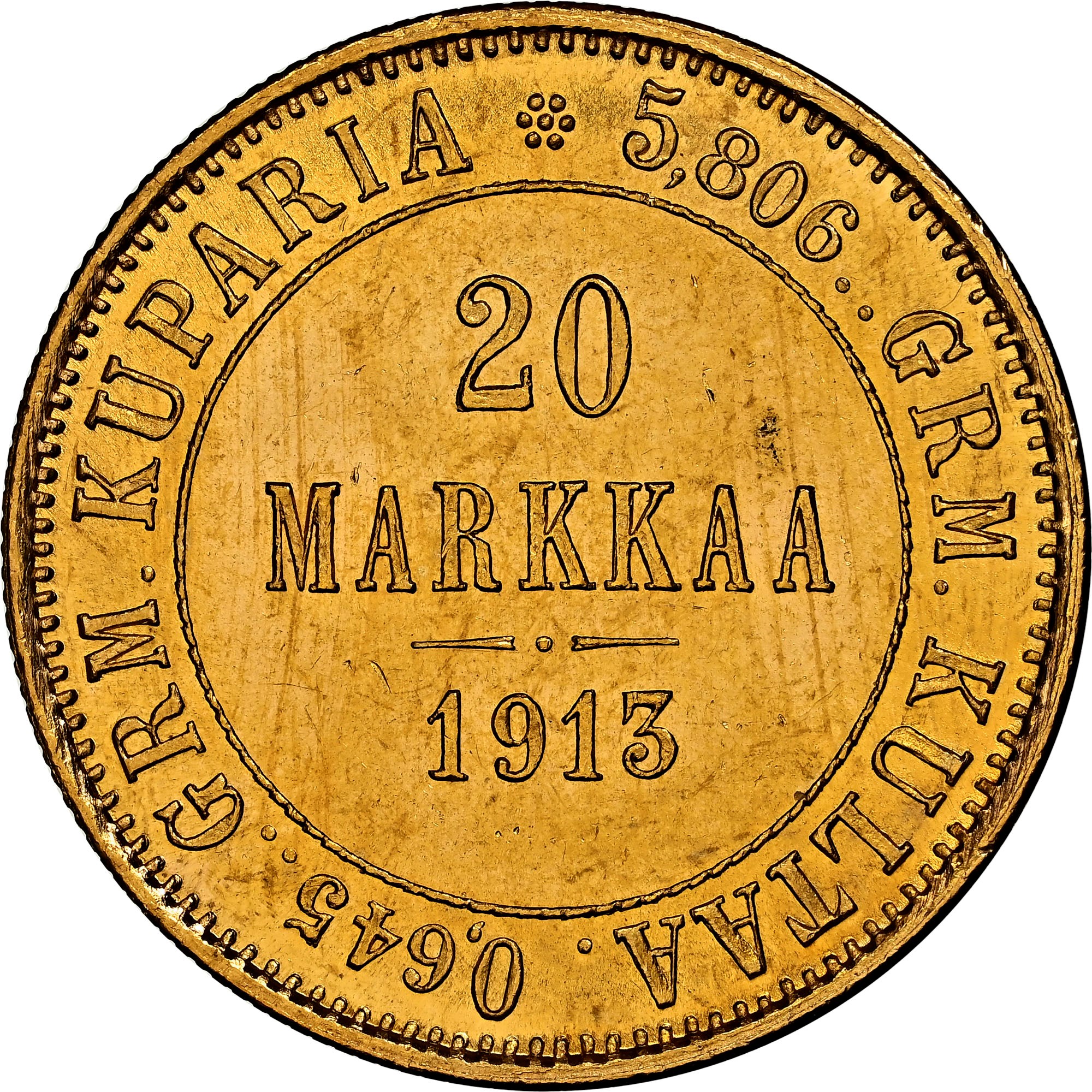 Finland 20 Markkaa KM 9.2 Prices & Values | NGC