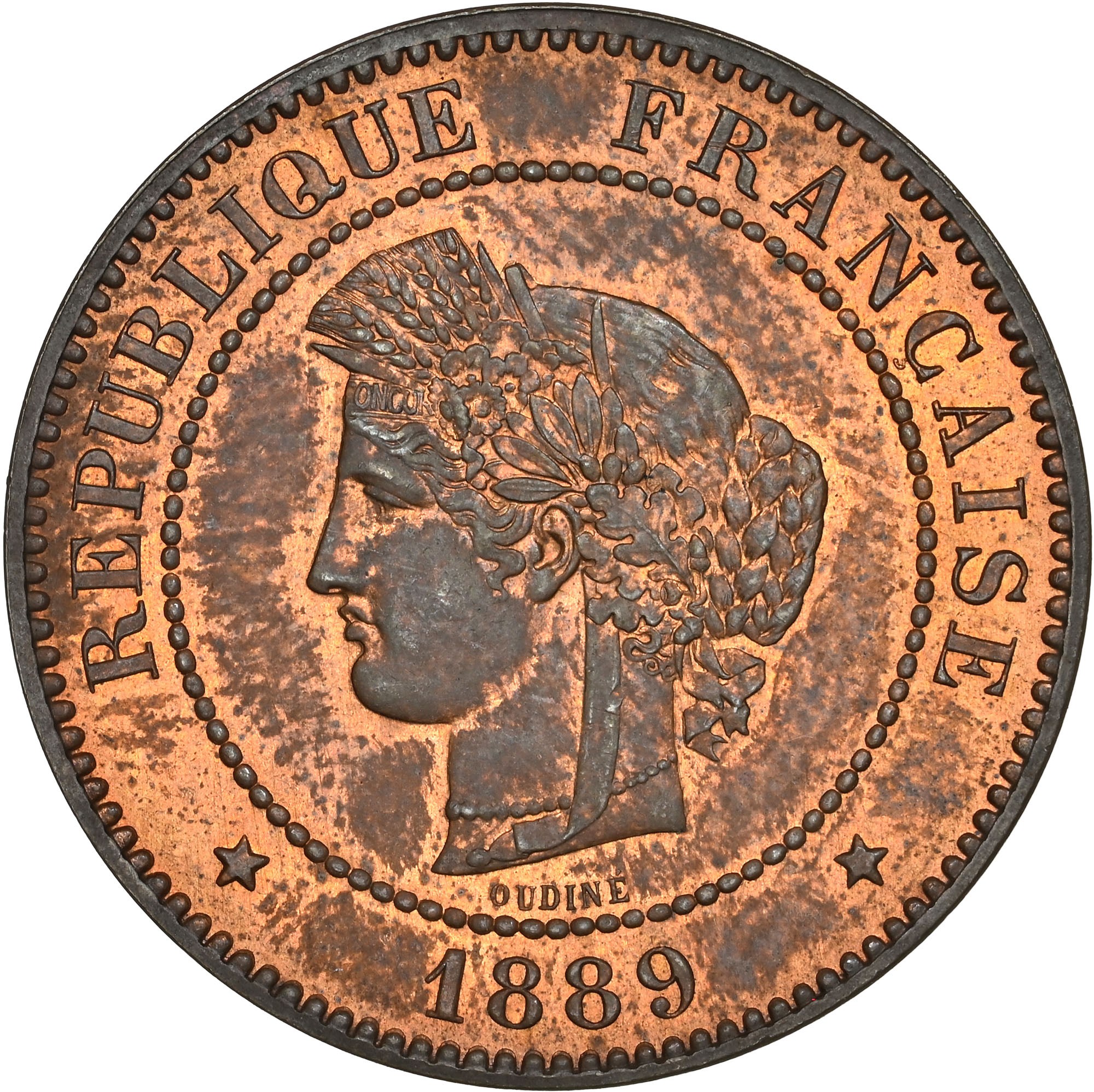 France 5 Centimes KM 821.1 Prices & Values | NGC