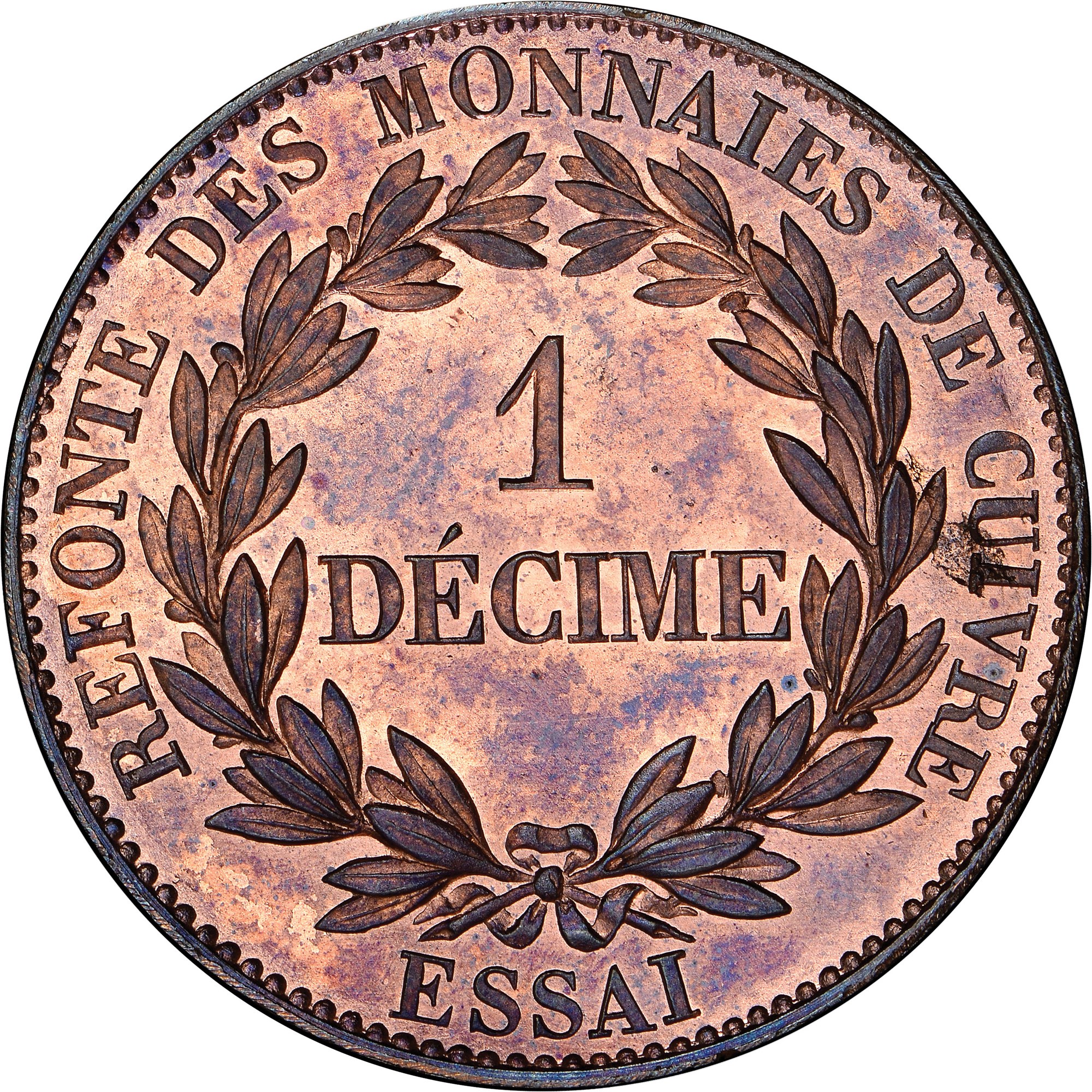 France Decime KM E10 Prices & Values | NGC