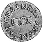 United States Colonial America EARLY COLONIAL AMERICAN TOKENS 3 Pence