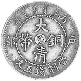 China, Provincial HUPEH PROVINCE 5 Cash Y 9j.1 Prices & Values | NGC