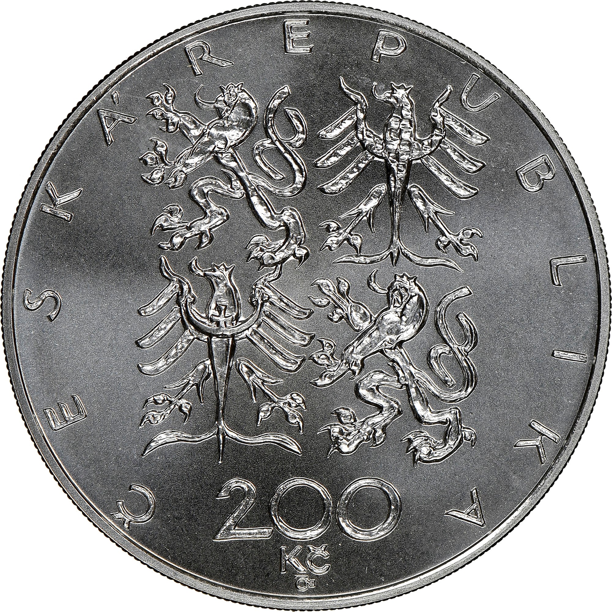 Czech Republic 200 Korun KM 28 Prices & Values | NGC