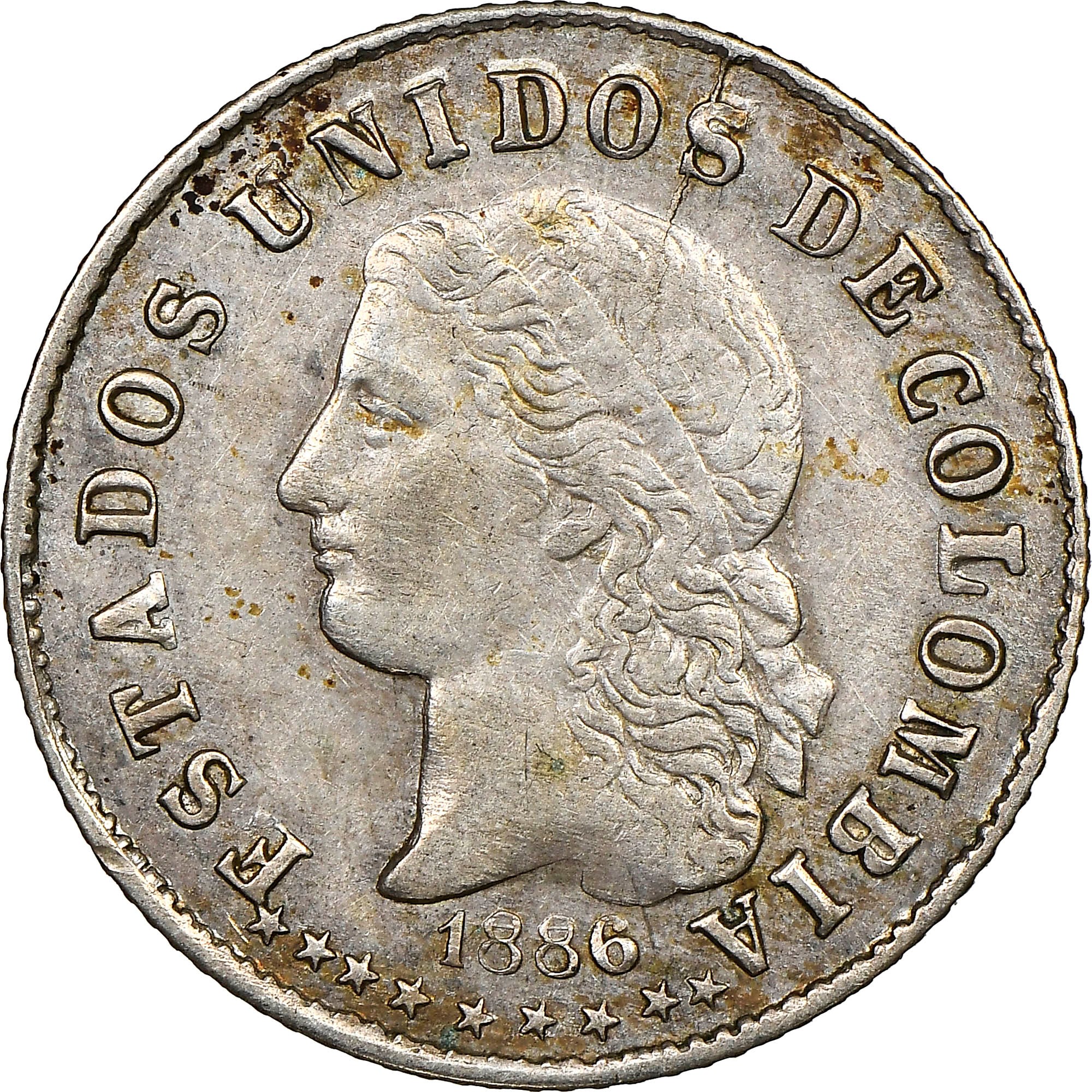 Colombia 10 Centavos KM 175.2a Prices & Values | NGC