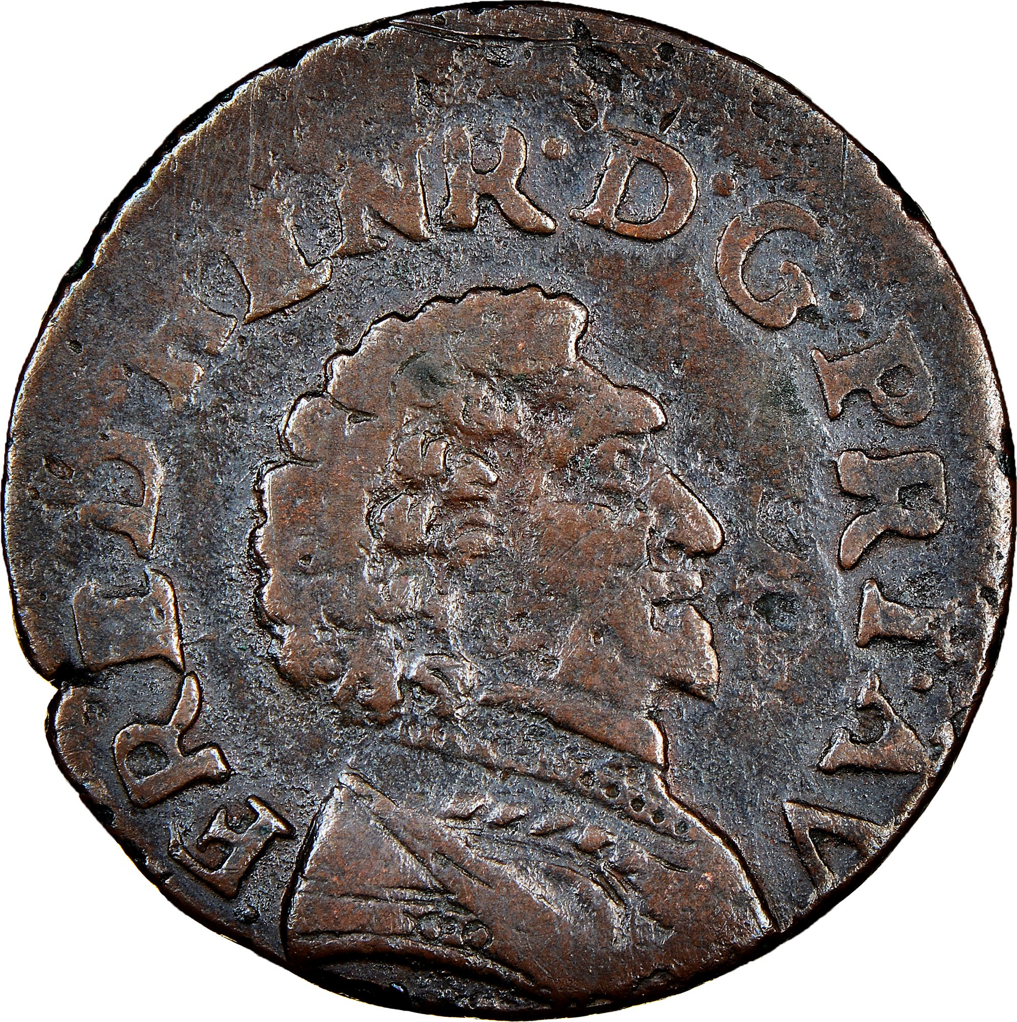 Art & Collectibles 1640 France Double Tournois King Louis XIII Rare ...