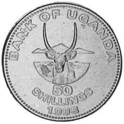 Uganda 50 Shillings KM 66 Prices & Values | NGC